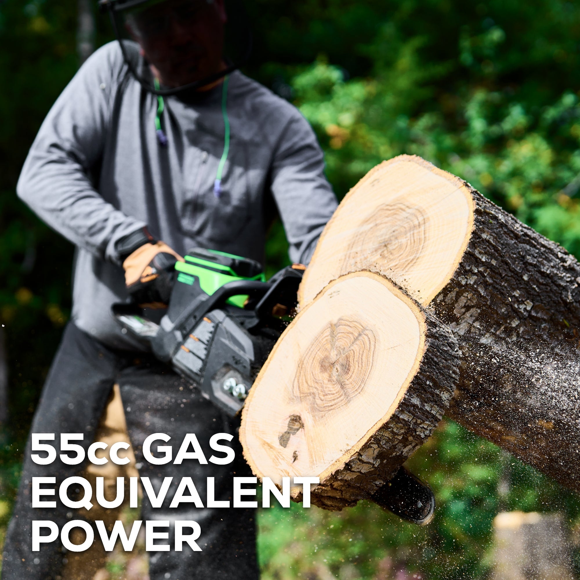 82V 18" 2.7kW Chainsaw with 4Ah Battery and Dual Port Charger | 2025202 ...