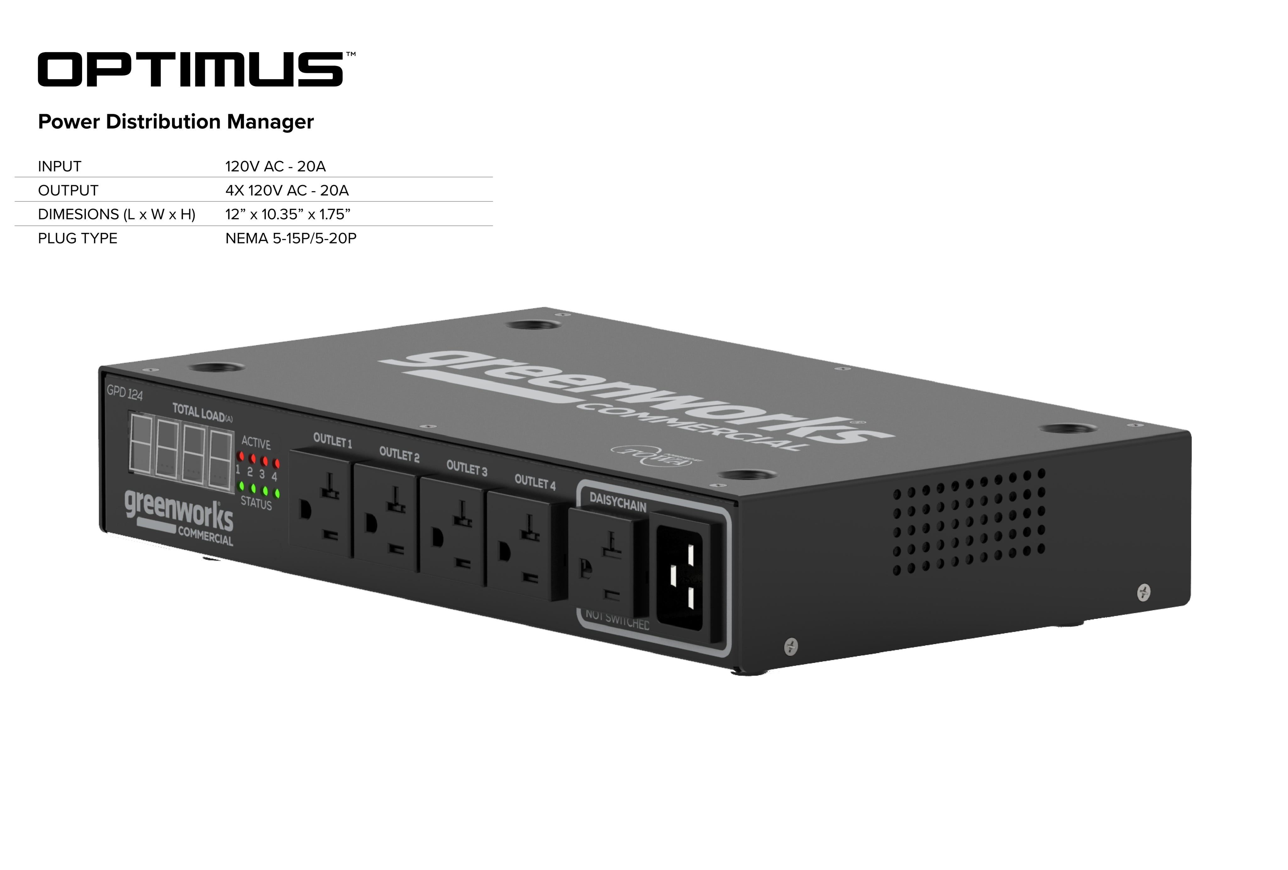 Optimus Power Distribution Manager | GPD124