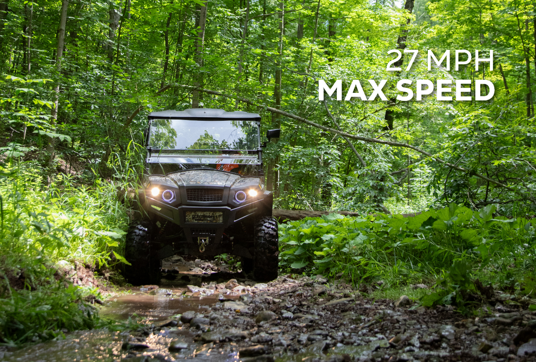 82V Utility Vehicle 500 Black | 7402602 | Greenworks Commercial