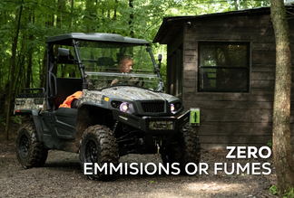 82V Utility Vehicle 800 Black | 7414002 | Greenworks Commercial