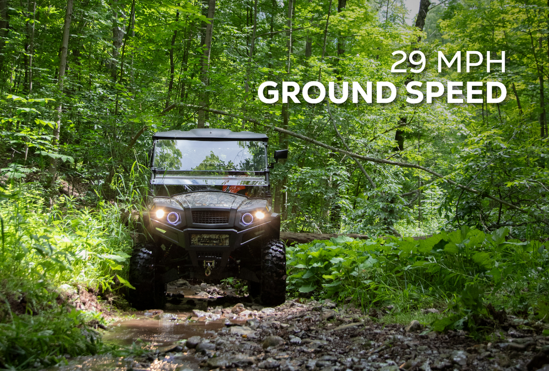 82V Utility Vehicle 800 Black | 7414002 | Greenworks Commercial